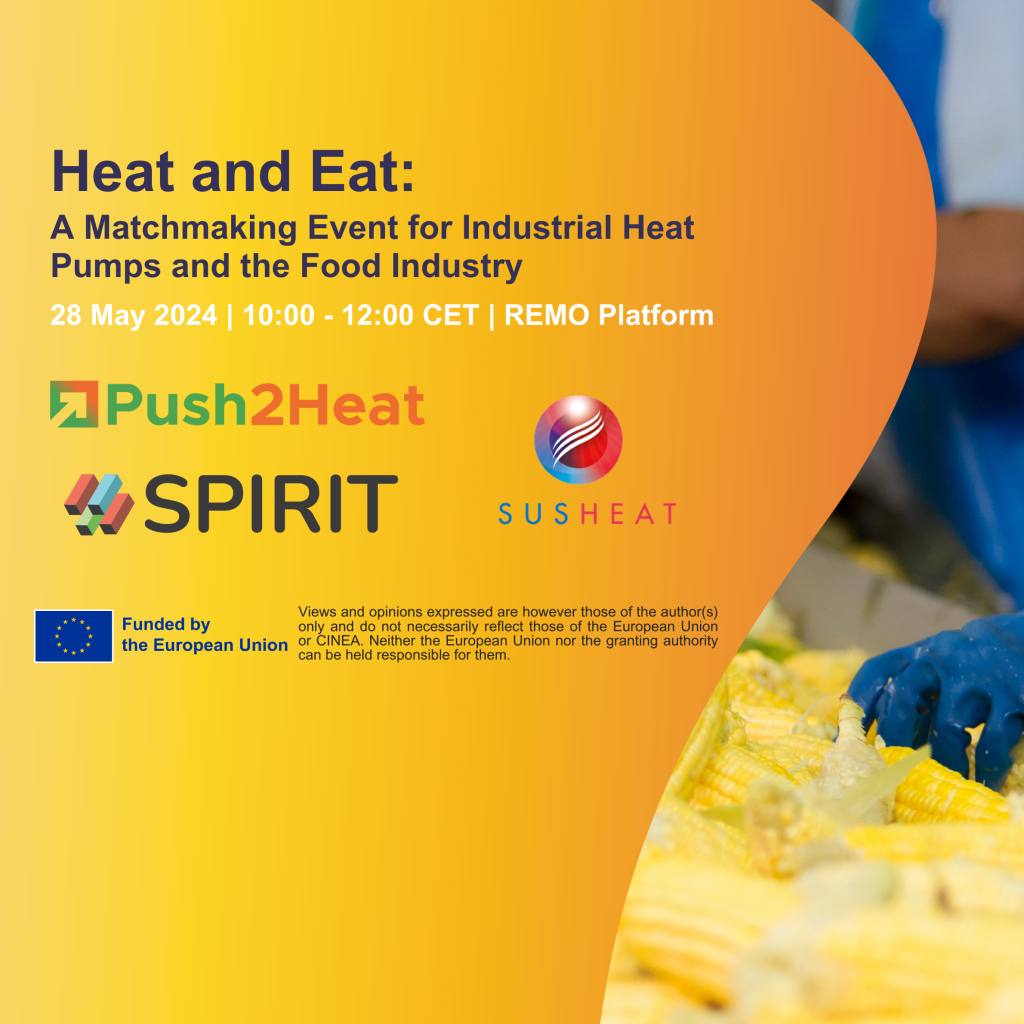 Heat and Eat: A Matchmaking Event for Industrial Heat Pumps and the ...