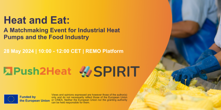 Heat and Eat: A Matchmaking Event for Industrial Heat Pumps and the ...